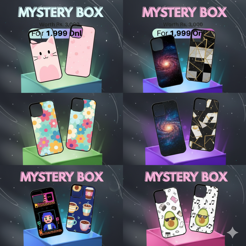 Mystery Box-📱 Get 2 Premium Phone Cases for Only Rs. 1999! 🎁 – Techifystore.pk