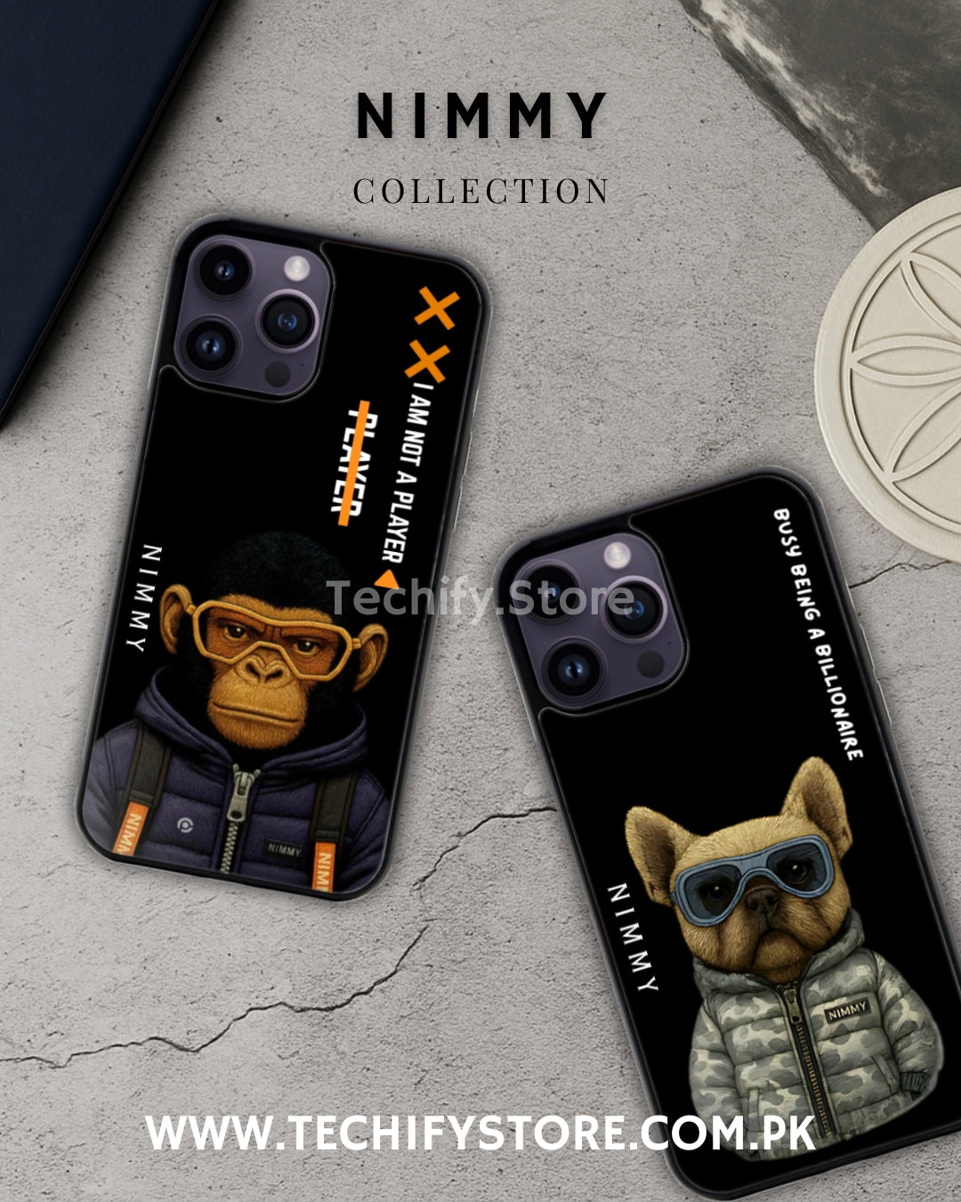 NIMMY COLLECTION-Gloss Case - Almost All Models – Techify